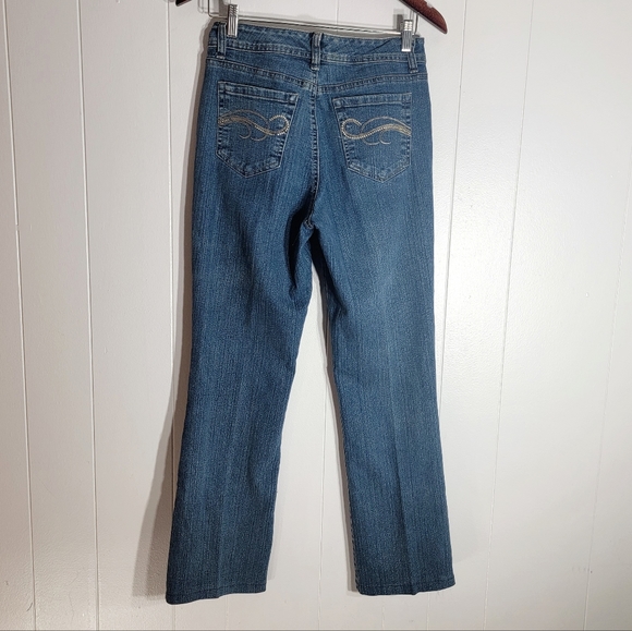 Hannah | Jeans | 42 Hannah Midrise Straight Leg Gold Pocket Accent ...